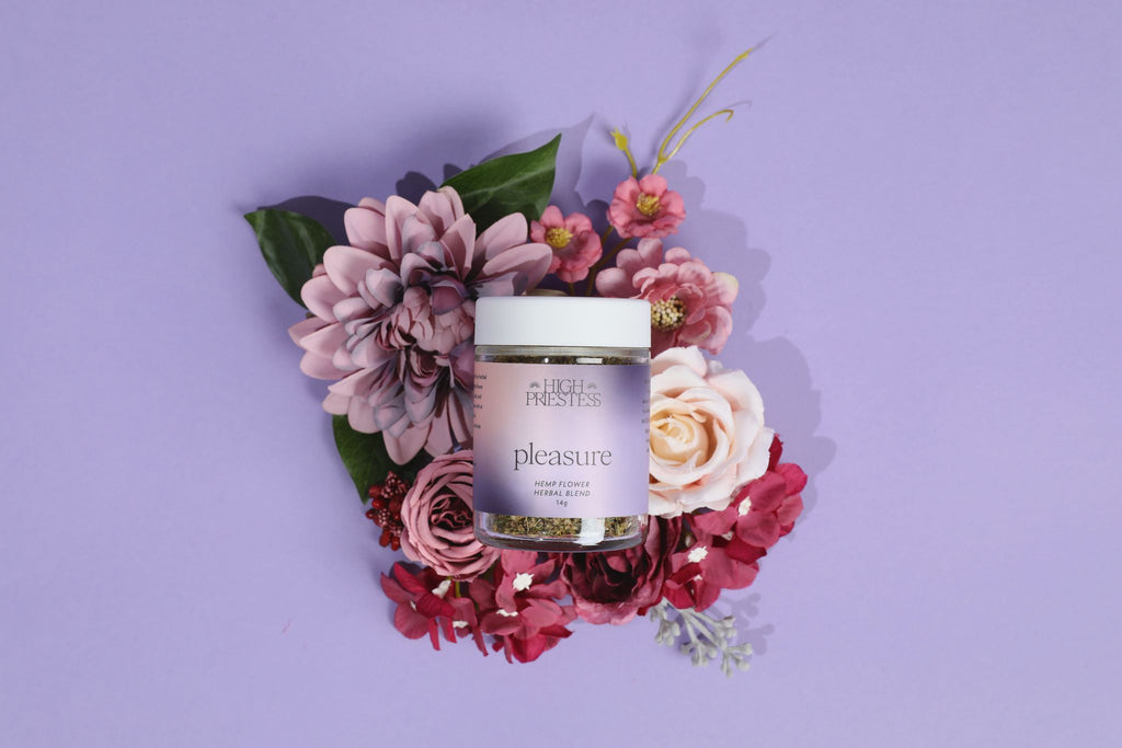 Pleasure: Hemp Flower Herbal Smoke and Tea Blend – High Priestess